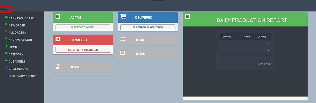 Mobile menu icon (hamburger menu) - Menu / Menu Tree - Scriptcase Low-code