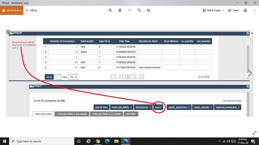 Dashboard refresh grid from form button - General - Scriptcase