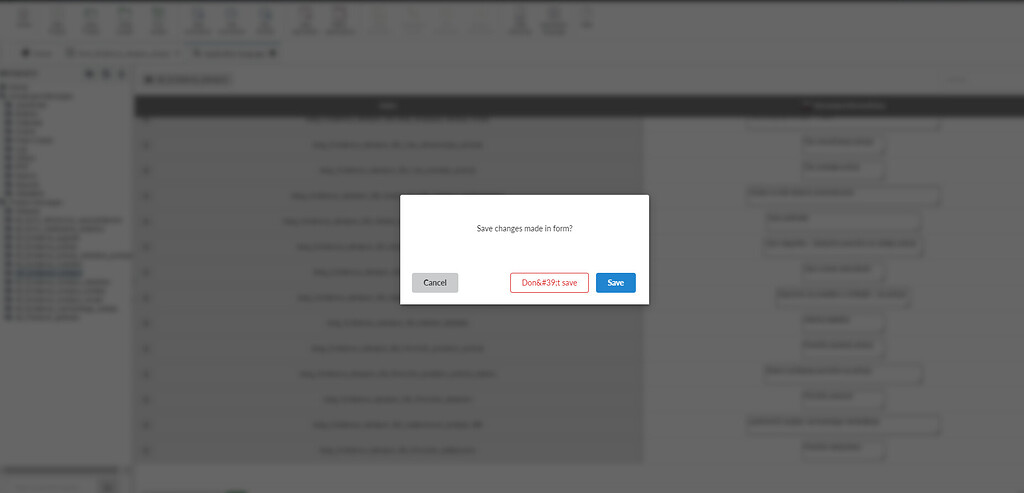 Saving changed Labels - Aplication Languages - Bugs - Scriptcase Low-code