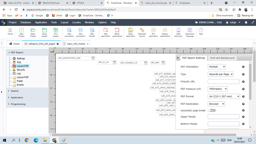 Pdf report- background image not showing in developement environment - General - Scriptcase Low-code