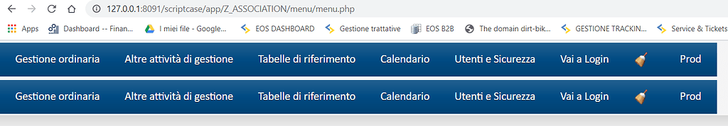 Sc Redir Back To Main Menu Double The Bar Scriptcase 9 Scriptcase