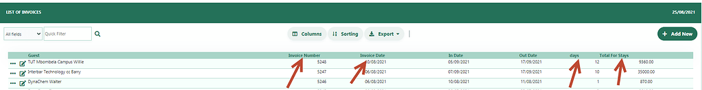 Field headings alignment in Grid Application - Grid / Reports - Scriptcase Low-code