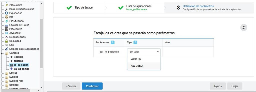 Problema con enlace de edición en campo select - Formulario - Scriptcase Low-code