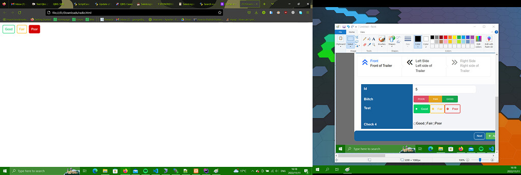 Custom Radio buttons help/get data from custom field - General - Scriptcase Low-code