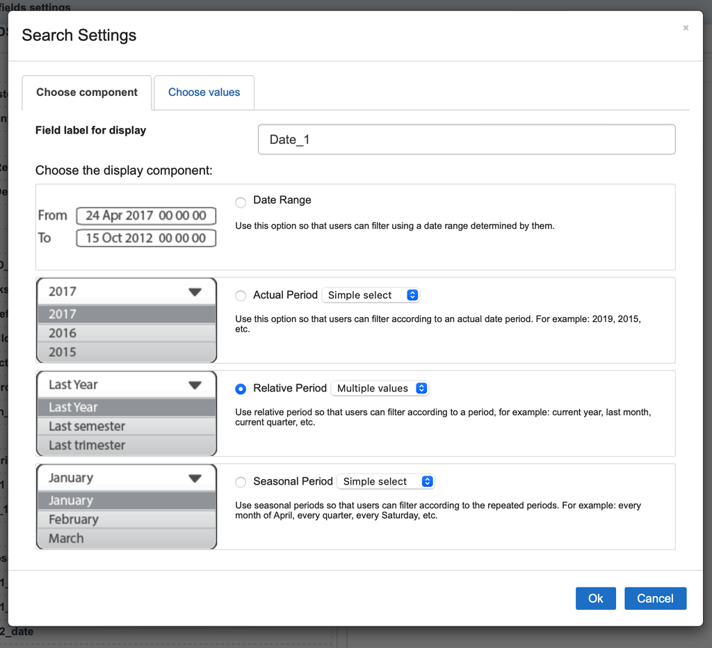 Summary grid relative date period search not working - Interface - Scriptcase Low-code