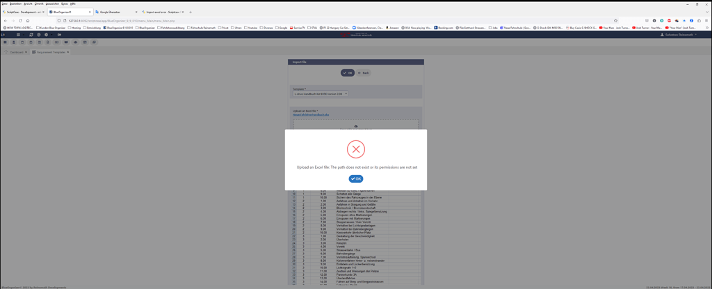 [SOLVED] Import Excel File - Bugs - Scriptcase Low-code