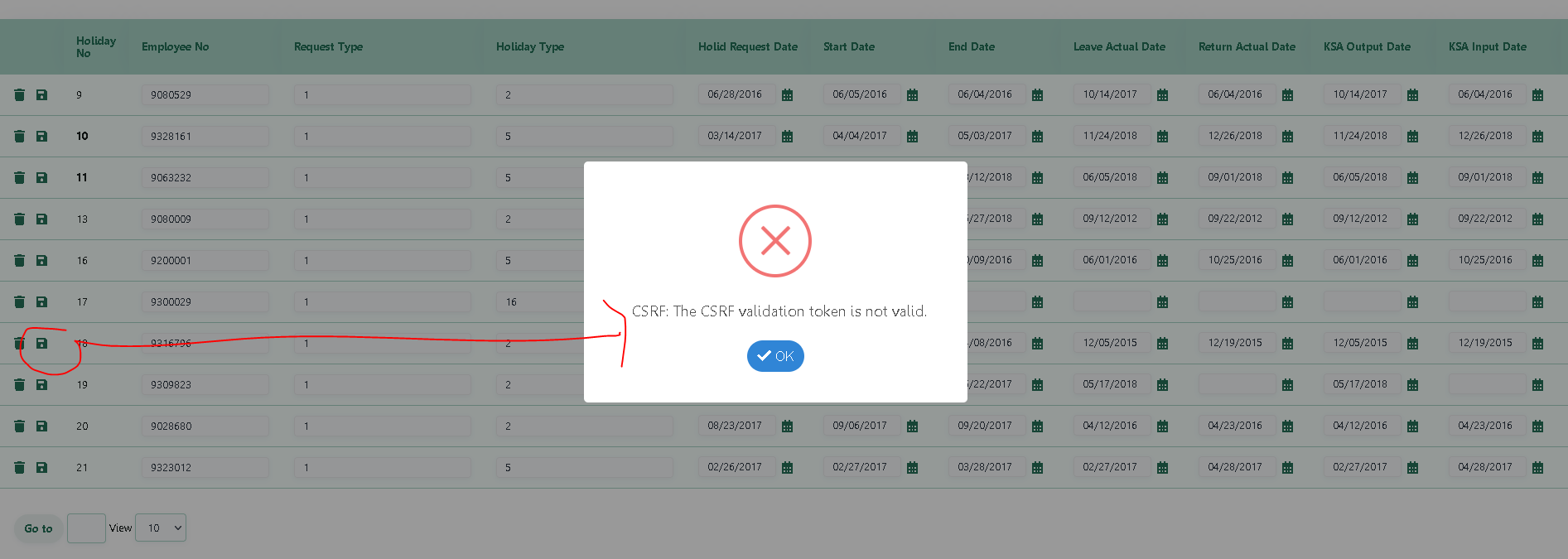 Csrf The Csrf Validation Token Is Not Valid Scriptcase 9 Scriptcase Low Code