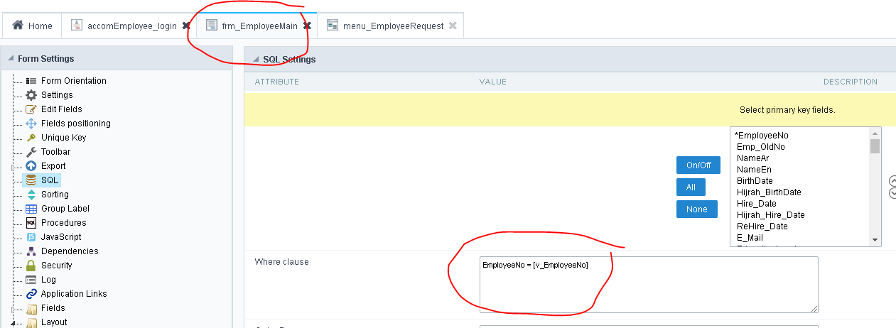 User login control to open form with for this user - Bugs - Scriptcase Low-code