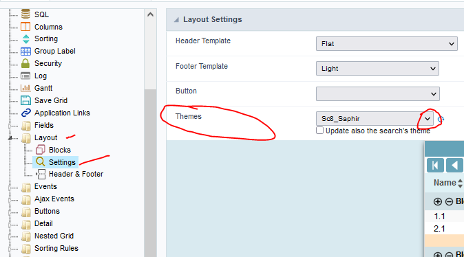 How 2 Change A Grid Template Grid Reports Scriptcase
