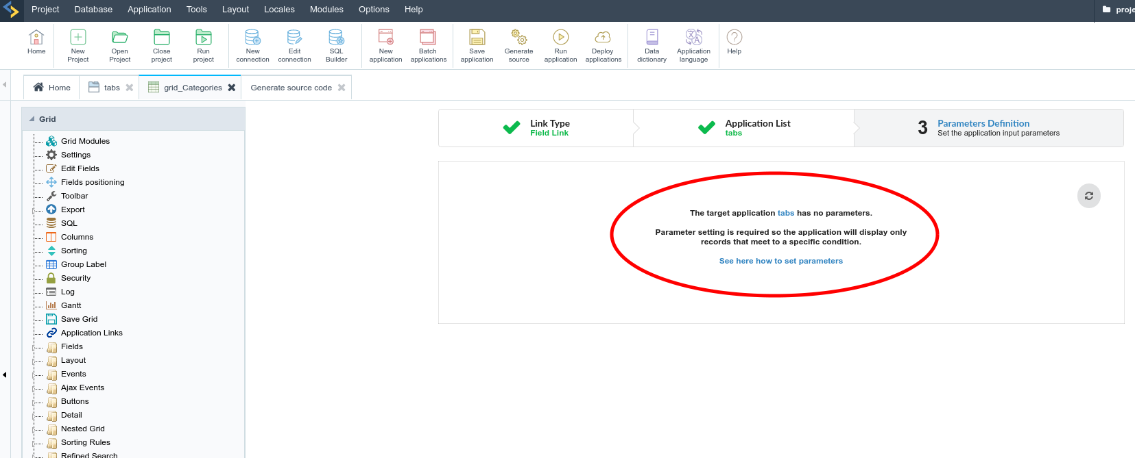 Bug In Tab Application Parameters Are Not Linked From External App When Defined In Header